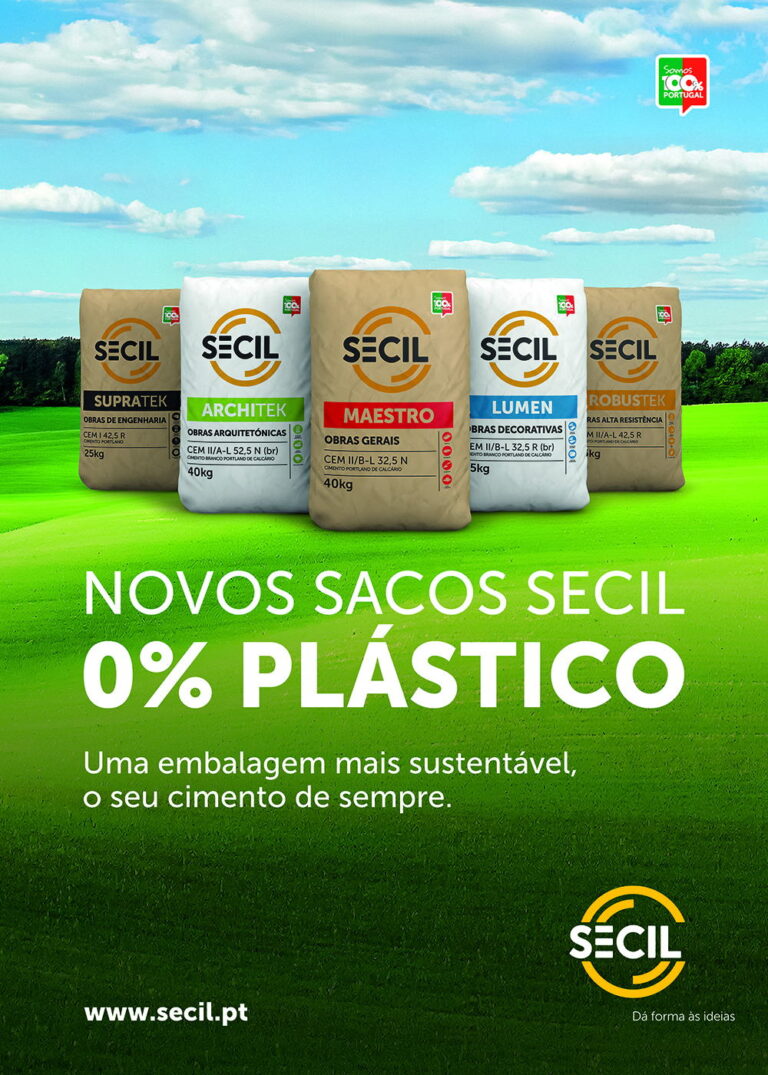 Novos sacos Secil 0% plástico - Apcmc